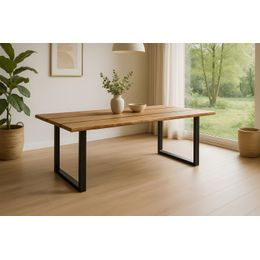 Esstisch Pedro / 200x100 / U-Gestell Schwarz