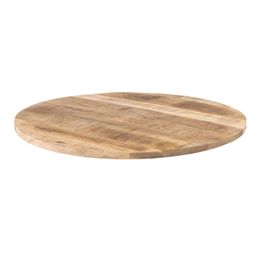 Tischplatte Emilio / 70x70 / Mango naturfarben