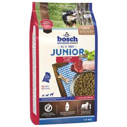 Bosch Junior Lamm & Reis Hunde-Trockenfutter ohne Gentechnik 1kg