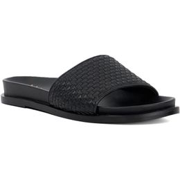 Dune Lilas Damen schwarze Sandalen