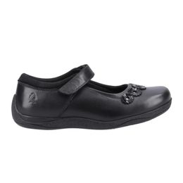 Hush Puppies - M&auml;dchen Schul-Uniform-Schuhe "Christina", Leder (Schwarz)