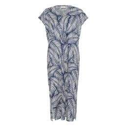 Kaffe Kleid Casual fit Blue/White Big Leeves blue white