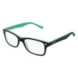 Ray-Ban RB 1531 Brille Teenager | Fassung: Vollrand, Quadratisch, Schwarz Gr&uuml;n
