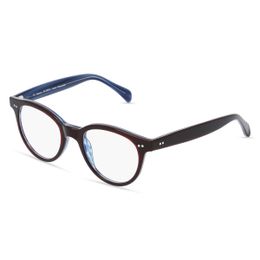 Fielmann BC 008 CL Brille Teenager | Fassung: Vollrand, Panto, Braun Blau