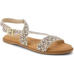 Toms Shoes TOMS Mar Leder Damen Hausschuhe in Haferflocken