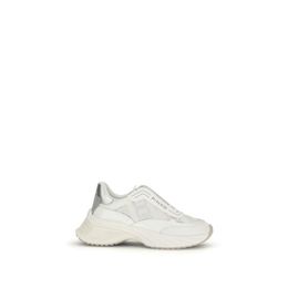 Pinko Wei&szlig;e Kalbsleder Bos Taurus Chunky Sneakers