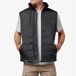 Hard Yakka PUFFA 2.0 Herren Bodywarmer Schwarz