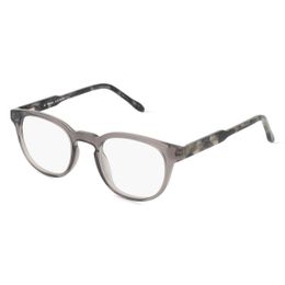 Fielmann JIL 033 FLEX CL Brille Teenager | Fassung: Vollrand, Quadratisch, Grau Havanna