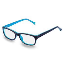 Fielmann OL 006 CL Brille Teenager | Fassung: Vollrand, Quadratisch, Braun Blau