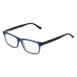 Guess GU8268 Brille Teenager | Fassung: Vollrand, Quadratisch, Blau Transparent