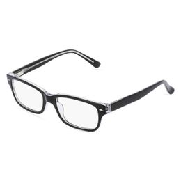 Fielmann BD 395 MOD FLEX FA Brille Teenager | Fassung: Vollrand, Quadratisch, Schwarz Kristall