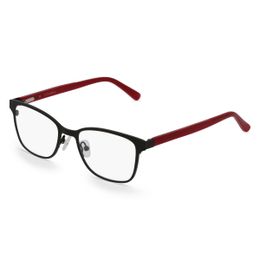 Fielmann CY 012 FLEX CL Brille Teenager | Fassung: Vollrand, Quadratisch, Schwarz Matt