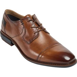 Pod Savage Leder/Textil Herren Schn&uuml;rschuhe Cognac