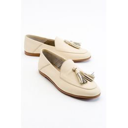 Mona Weich Leder Quaste Loafer Damen