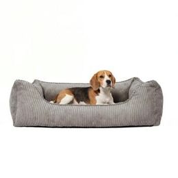 PAW WOW Hundebett ANTON Cord Grau L