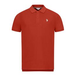 U.S. Polo Assn. Herren Basic Poloshirt kurzarm mit Stretchkomfort