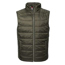Russel Athletic Russell Mens Nano Padded Body Warmer (Dunkel-Olive)