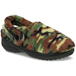 Crocs Classic Unfurgettable Clog Polyester-Mix Herren Clogs in Armeegr&uuml;n