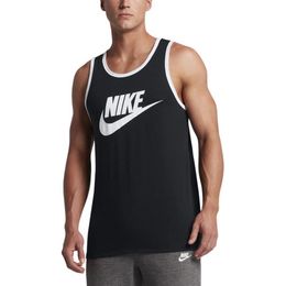 Nike Herren-Weste mit gro&szlig;em Swoosh-Ace-Logo in Schwarz