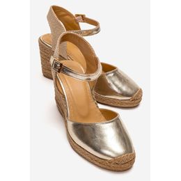 Sinta Wildleder Leder Plateform Espadrille (Damen)