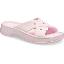 Crocs Klassische Kreuzriemen Thermoplastische Damen Sandalen in Pink Milk