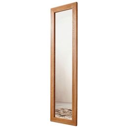 Wandspiegel, Eiche, Holz, Eiche, massiv, rechteckig, 50x174x2.5 cm, Spiegel, Wandspiegel