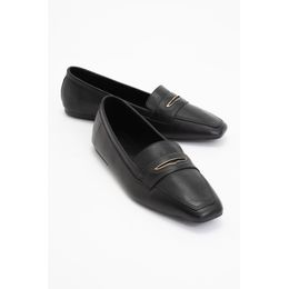 Iridessa Leder Flach Loafer Damen