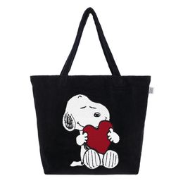 Vossen Handtasche Snoopy Magic, Schwarz, Textil, 40x60 cm, Freizeit, Koffer & Taschen