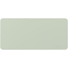 Chameleon Whiteboard CURVE, rahmenlos, mit abgerundeten Ecken, BxH 2380 x 1180 mm, gr&uuml;n