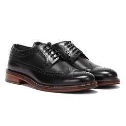 Ben Sherman Archie Brogue Herren Schwarz Schuhe