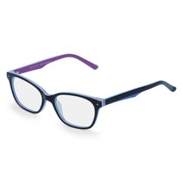 Fielmann OL 001 CL Brille Teenager | Fassung: Vollrand, Quadratisch, Schwarz Lila