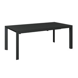 Ambia Garden Gartentisch, Anthrazit, Metall, rechteckig, eckig, 195x255x75 cm, ausziehbar, Gartenm&ouml;bel, Gartentische, Gartentische ausziehbar