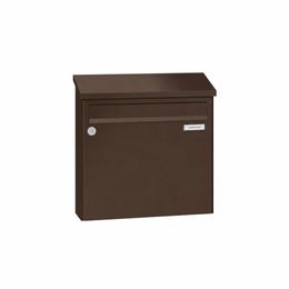 LEABOX Aufputzbriefkasten in RAL 8028 - LEA20