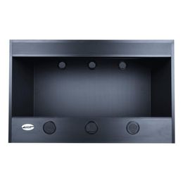 LUCKY REPTILE Iso Tarrium schwarz 80 x 50 x 50 cm