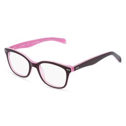 Fielmann OL 009 CL Brille Teenager | Fassung: Vollrand, Quadratisch, Braun Rose