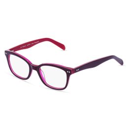 Fielmann OL 009 CL Brille Teenager | Fassung: Vollrand, Quadratisch, Lila Pink