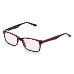 Fielmann LD 003 FLEX CL Brille Teenager | Fassung: Vollrand, Quadratisch, Burgunder Rot
