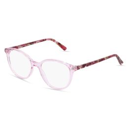 Fielmann OU 024 CL Brille Unisex | Fassung: Vollrand, Panto, Rose Havanna
