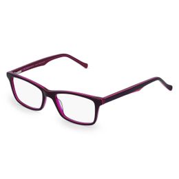 Fielmann ABC 044 FLEX FA Brille Teenager | Fassung: Vollrand, Quadratisch, Lila Pink