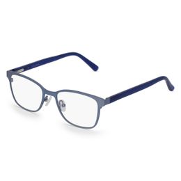 Fielmann CY 012 FLEX CL Brille Teenager | Fassung: Vollrand, Quadratisch, Blau Matt