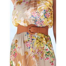 Lascana Damen Tailleng&uuml;rtel, Braun, Gr. 90, G&uuml;rtel, Material: Synthetik