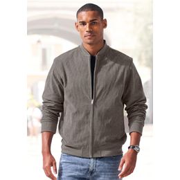 H.I.S. H.I.S Herren Cordjacke, grau, Gr&ouml;&szlig;e L (52/54)