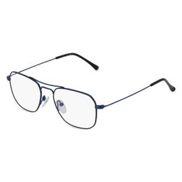 Fielmann BD 466 CL Brille Teenager | Fassung: Vollrand, Quadratisch, Blau Schwarz