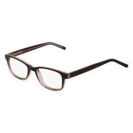 Fielmann BD 488 CL Brille Teenager | Fassung: Vollrand, Quadratisch, Braun Gemasert