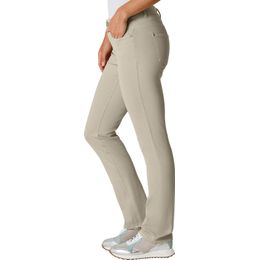 Ascari Damen Jeans in Superstretch-Qualit&auml;t, sand, Gr&ouml;&szlig;e 36