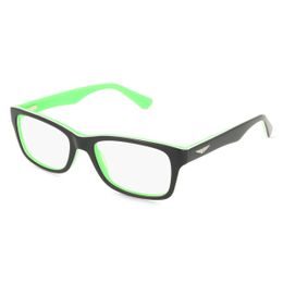 Police VK165 Brille Teenager | Fassung: Vollrand, Quadratisch, Schwarz