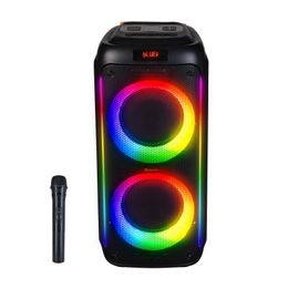 Denver BPS-458 Bluetooth Party Lautsprecher &ndash; 1000W, Karaoke, schwarz