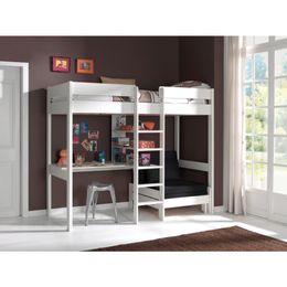 Vipack Furniture Hochbett Pino, wei&szlig;