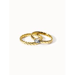 PURELEI Volcano Ring Set Wei&szlig;