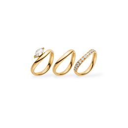 PURELEI Lumi Trio Ring Set